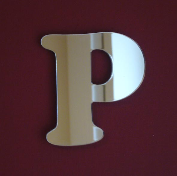 Letter P Mirror : Personalised and Novelty Gifts, Buy from Shed Load Of ...