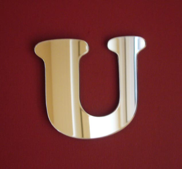 Letter U Mirror : Personalised and Novelty Gifts, Buy from Shed Load Of ...