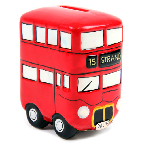 Bus London Routemaster Money Box - Strand : Personalised and Novelty ...