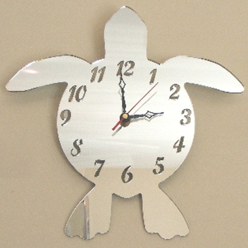 Turtle Clock Mirror - 35cm : Personalised and Novelty Gifts, Buy from ...