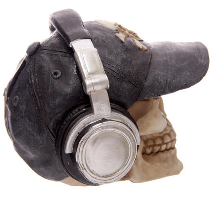 Skull Money Box with Baseball Cap & Headphones : Personalised and ...